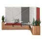 Restaurant And Office Soft Seating 12 - Other - 3D model