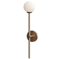 Chelso - aged brass and opal wall light - Wall light - 3D model