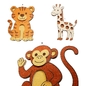 Wooden Wall Panel - Zoo Theme - Other decorative objects - 3D model