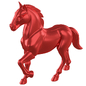 The red horse is the symbol of 2026 - Sculpture - 3D model