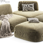 Natuzzi Italia Snail Modular Sofa - Sofa - 3D model