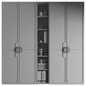 Furniture Composition 551 - Wardrobe & Display cabinets - 3D model