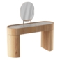 Light Natural Nomad Curve Console Dressing Table - Dressing table - 3D ...