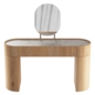 Light Natural Nomad Curve Console Dressing Table - Dressing table - 3D ...