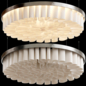 Round Wave Fabric Ceiling Light - Pendant light - 3D model