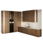 kitchen modern style with island - Kitchen - 3D model