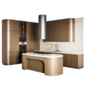 kitchen modern style with island - Kitchen - 3D model
