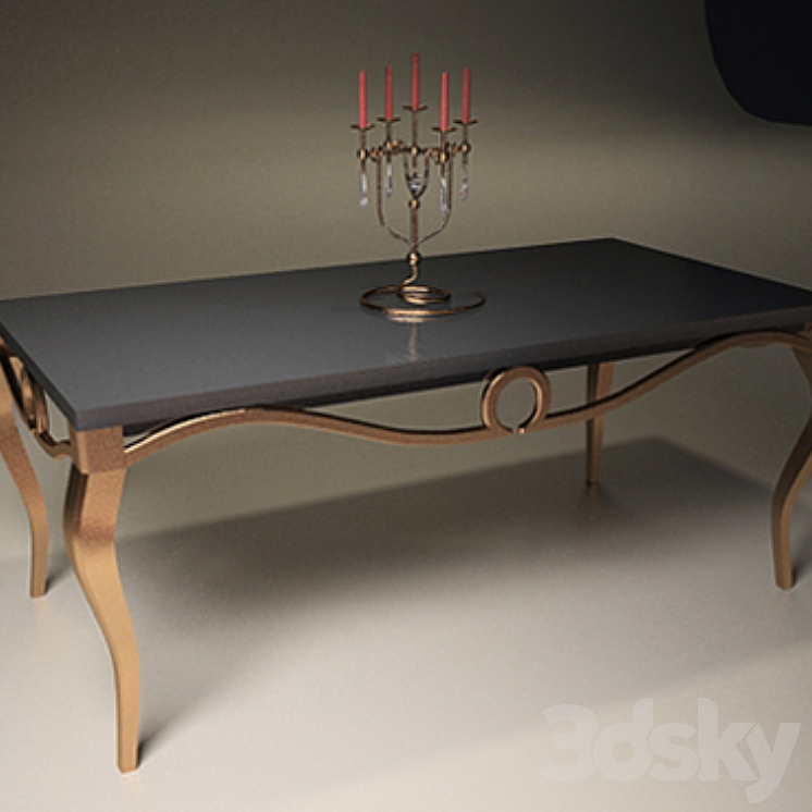 table Infinity Curve - Table - 3D model