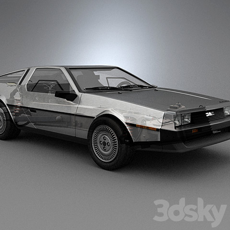 DeLorean - Ground Transport - 3D model
