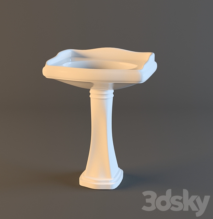 wash basin Lineatre Lady - Wash basin - 3D model
