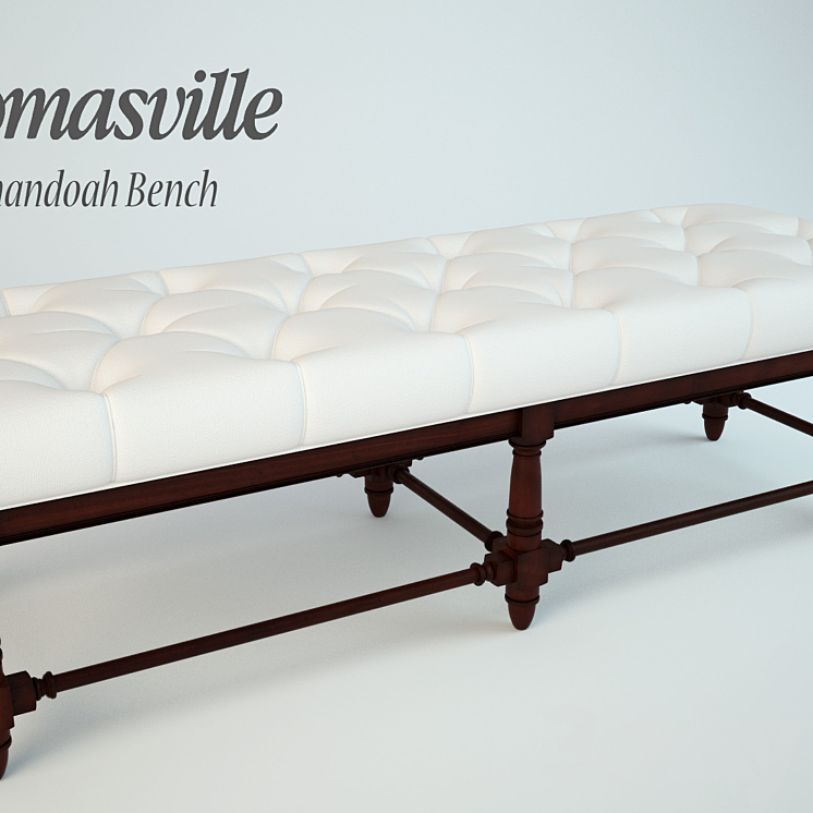 Thomasville Controlled Bench 1091 18 - Other soft seating - 3D model