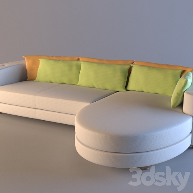 Sofa Italiana Salotti Goccia - Sofa - 3D model