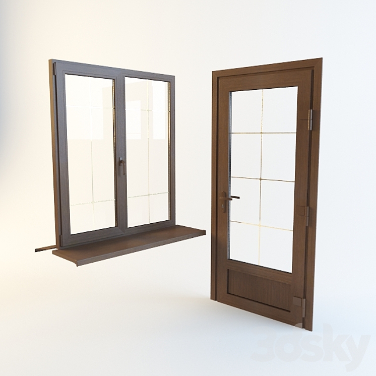 Window and door - Windows - 3D model