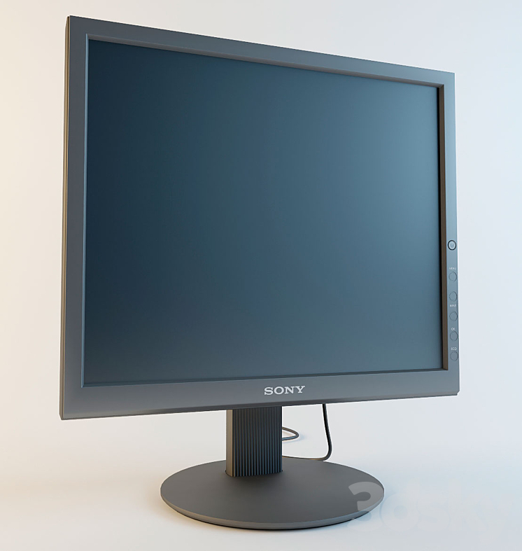 Sony Monitor - PC & other electronics - 3D model