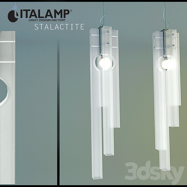 Italamp / STALACTITE - Pendant light - 3D model