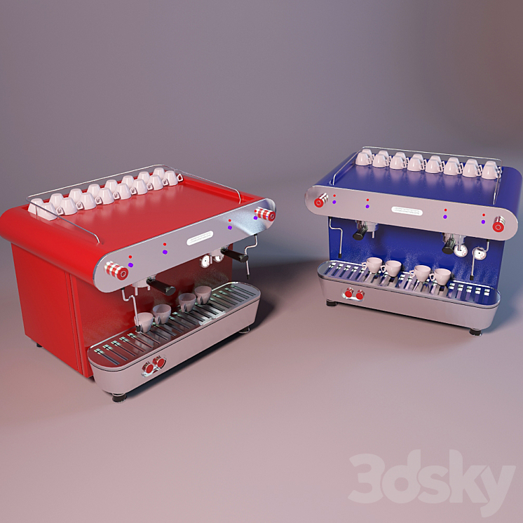 Gaggia Deco D (2Gr) - Kitchen appliance - 3D model