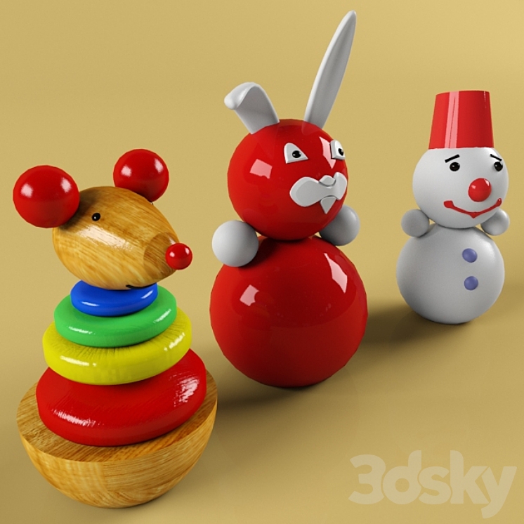 Roly-Poly - Toy - 3D model