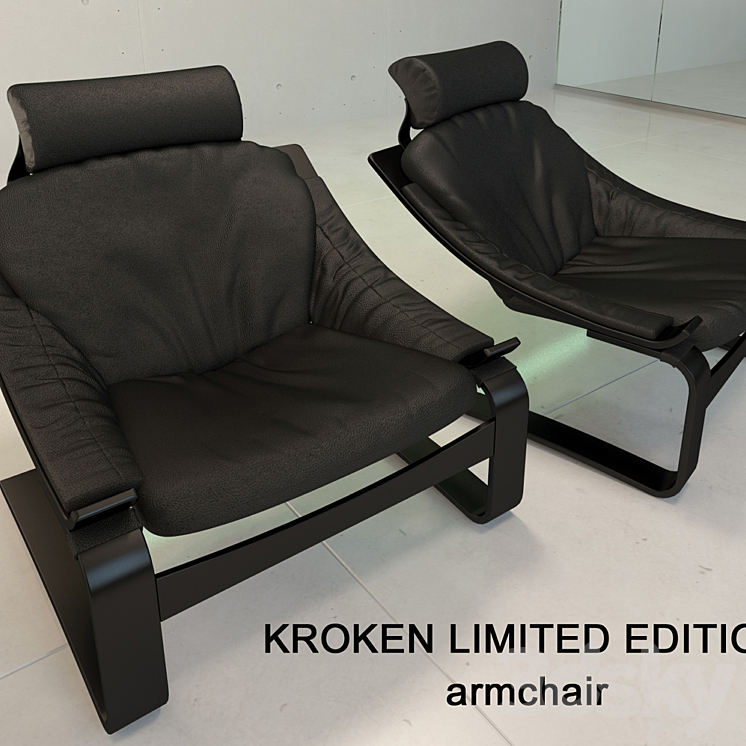 KROKEN LIMITED EDITION - Arm chair - 3D model