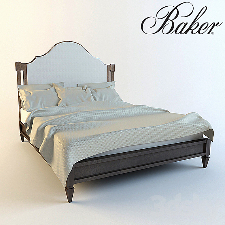 Baker / VENETIAN BED UPHOLSTERED - Bed - 3D model