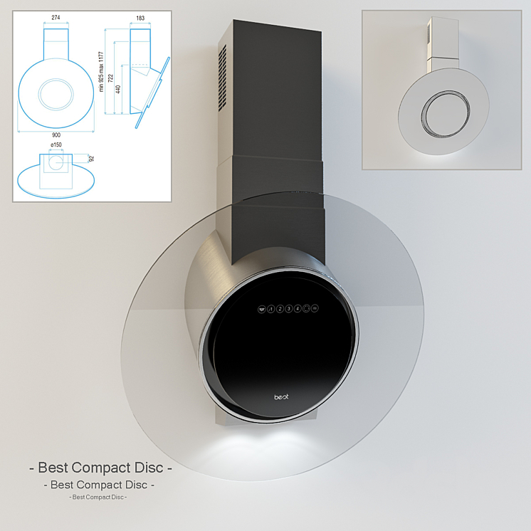 "PROFI" Best Compact Disc - Kitchen appliance - 3D model