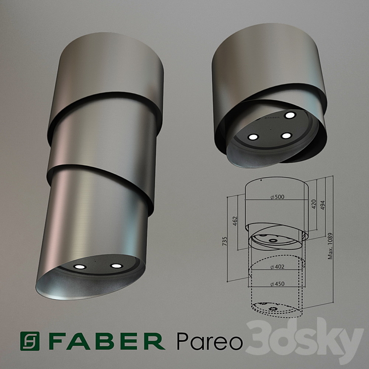 Faber Pareo - Kitchen appliance - 3D model