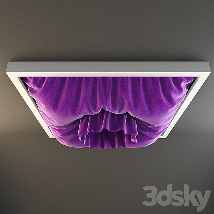 Drape - Curtain - 3D model
