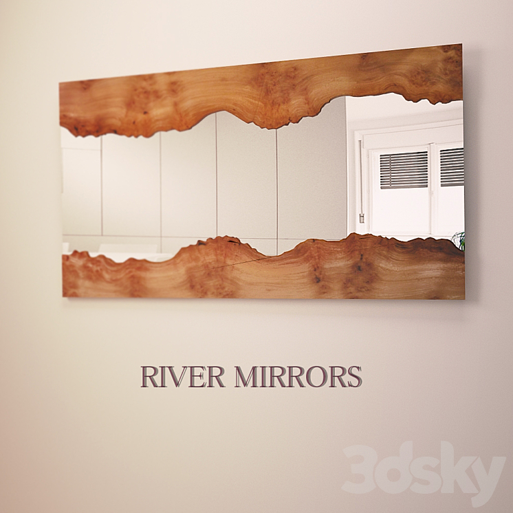 River mirrors - Mirror - 3D model