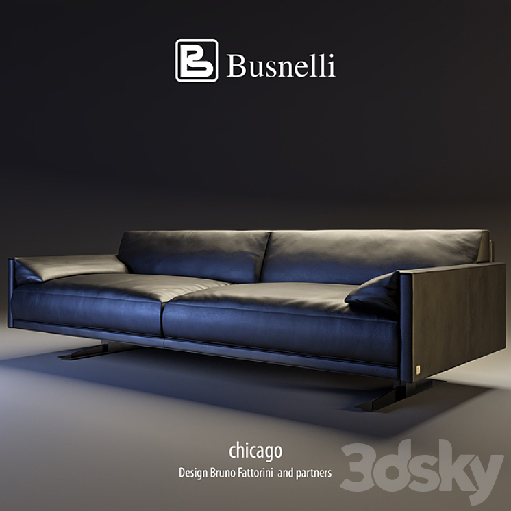 Busnelli / Chicago - Sofa - 3D model