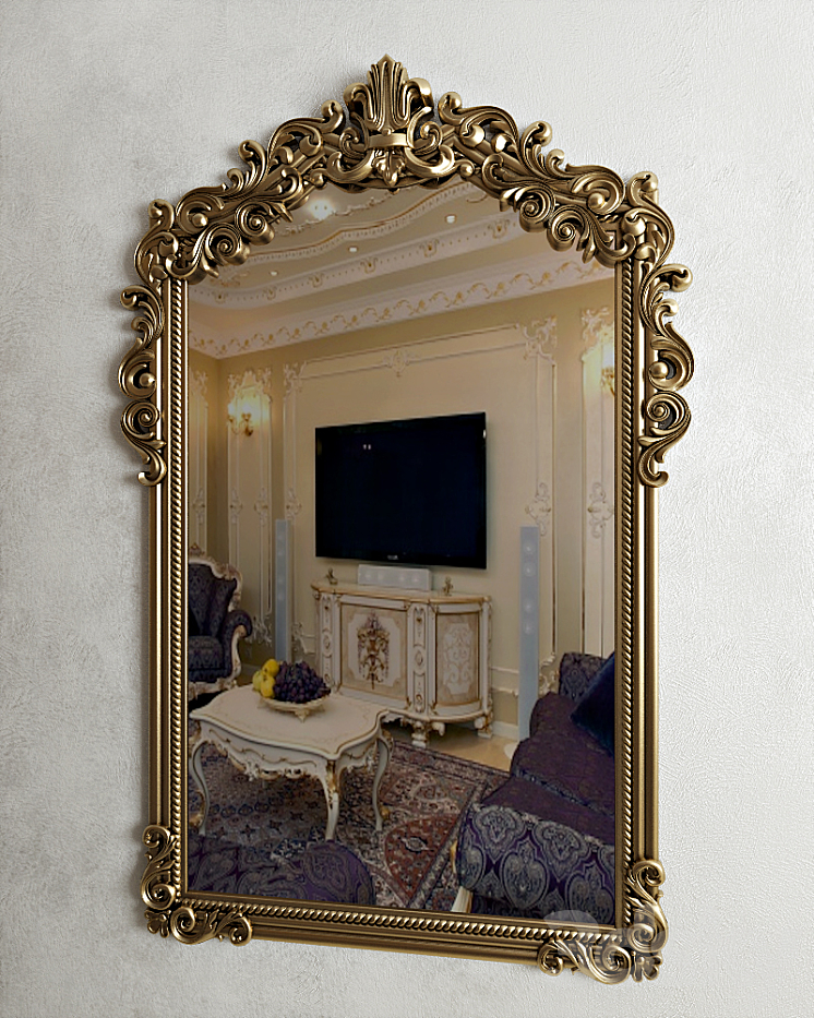 Classic mirror design - Mirror - 3D model