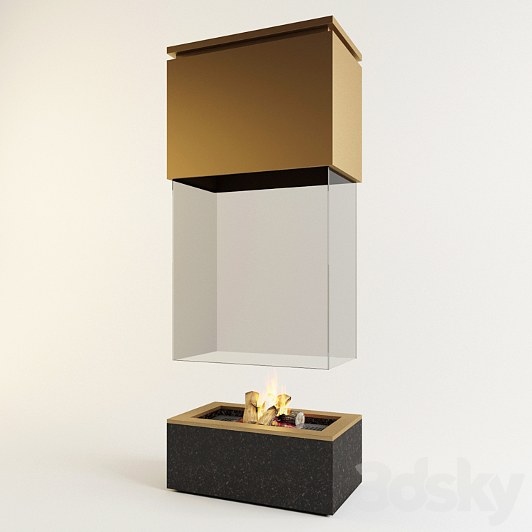 Boley 73BR fireplace - Fireplace - 3D model