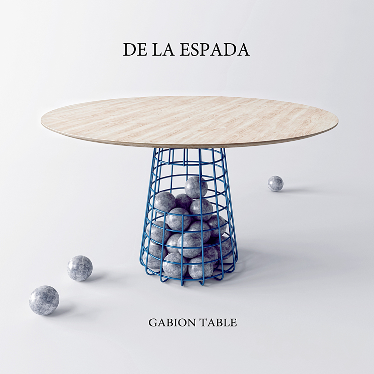 GABION TABLE - Table - 3D model