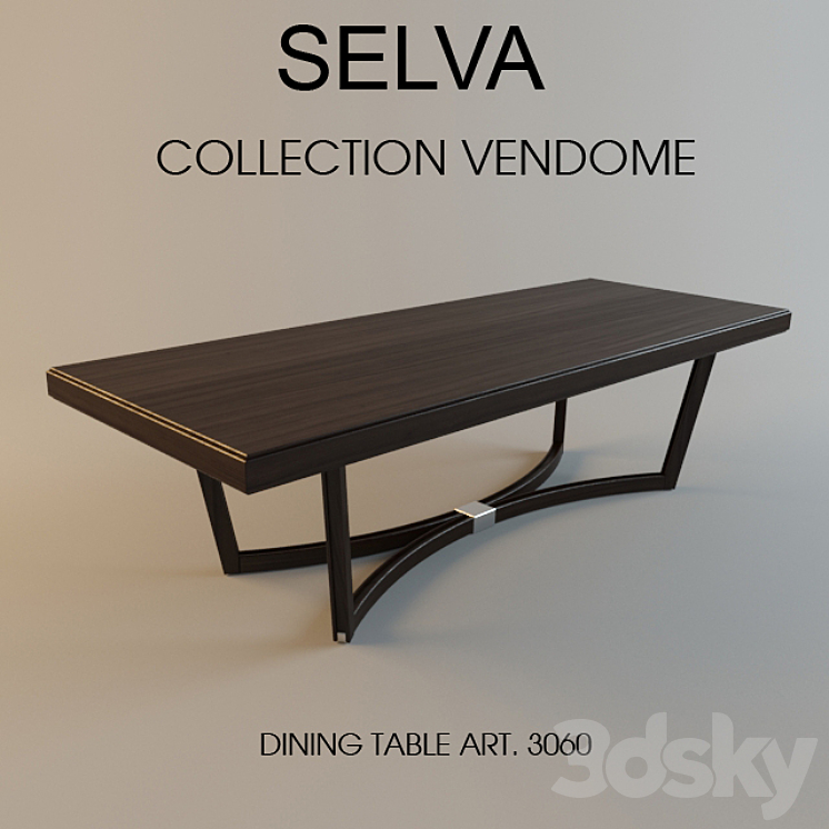Selva - Table - 3D model