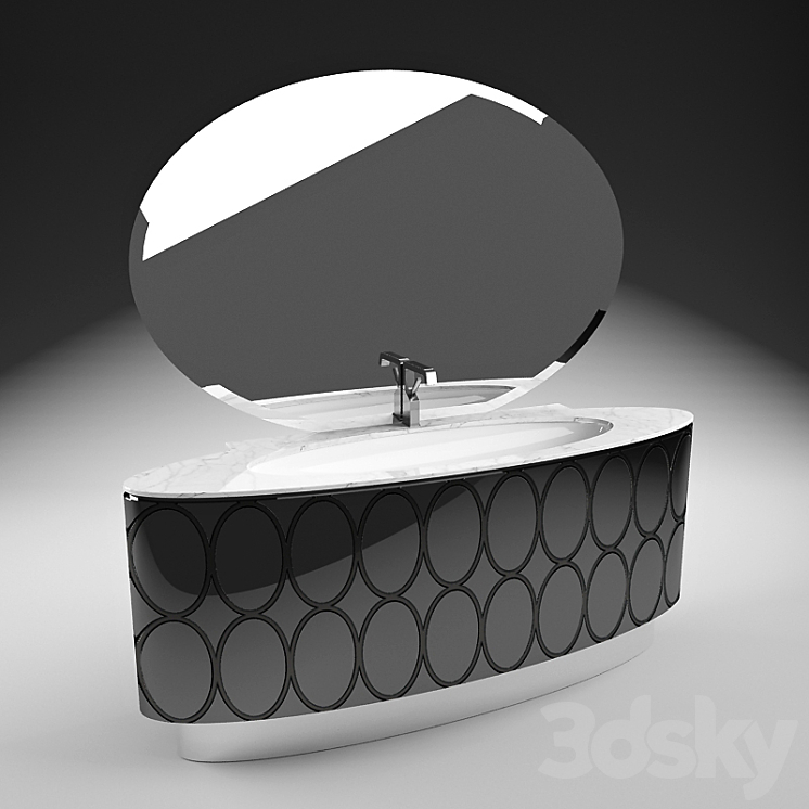 Visionare Saturnia - Bathroom furniture - 3D model