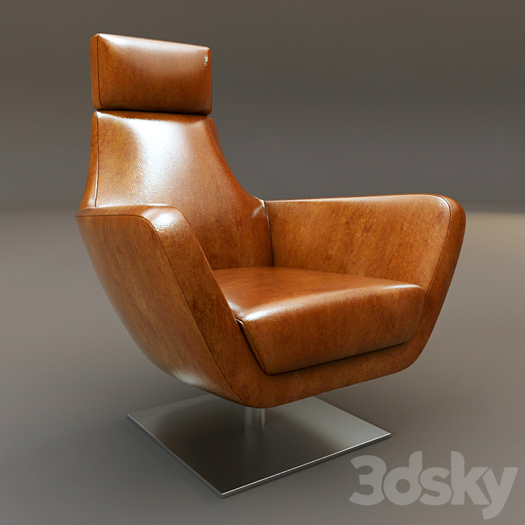 Alberto Salotti - Arm chair - 3D model