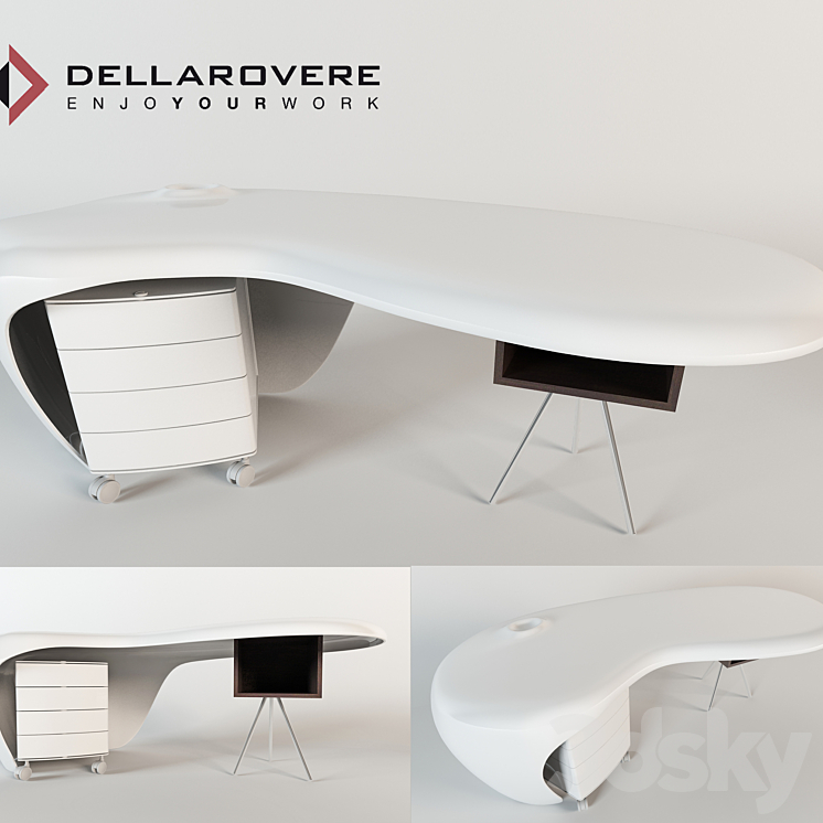 Dellarovere UNO - Office furniture - 3D model