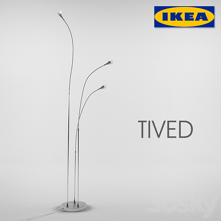 IKEA Tived floor lamp - Floor lamp - 3D model
