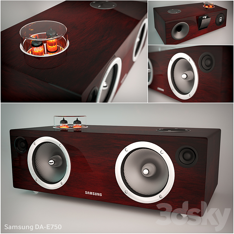 Samsung audio system DA-E750 - Audio tech - 3D model