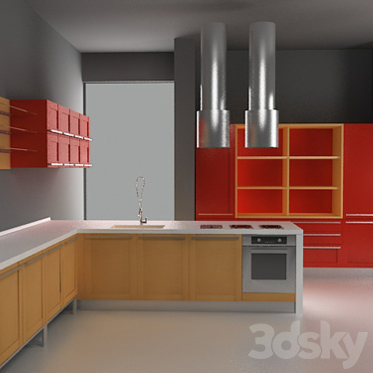 bontempi 507 - Kitchen - 3D model