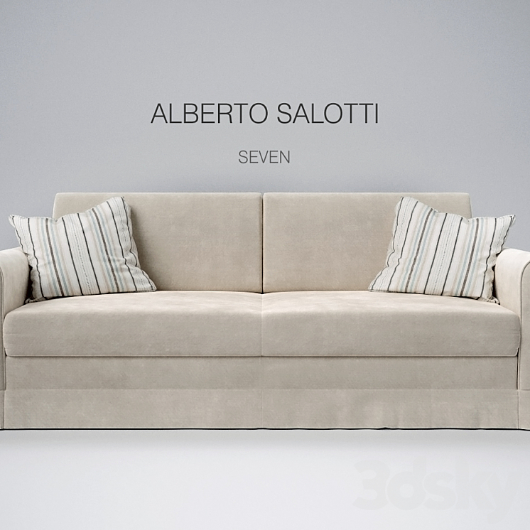 Alberto Salotti / SEVEN - Sofa - 3D model
