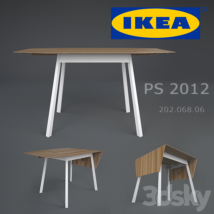 ikea / ps 2012 202.068.06 - Table - 3D model