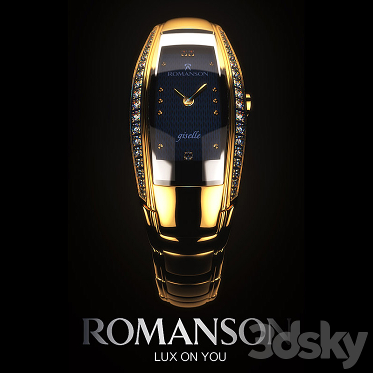 Wrist Watch ROMANSON giselle. Women's - Watches & Clocks - 3D model
