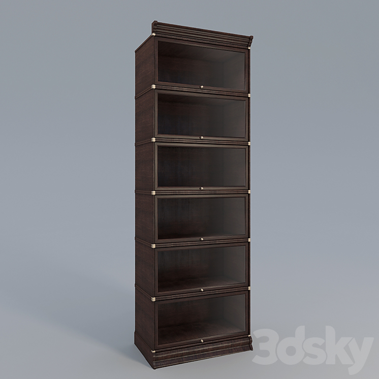 Library - Wardrobe & Display cabinets - 3D model