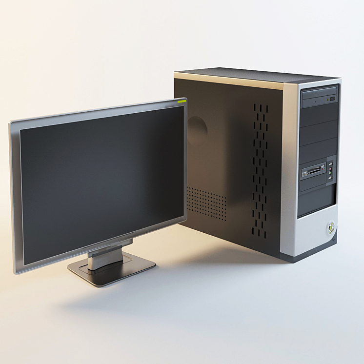PC Acer - PC & other electronics - 3D model