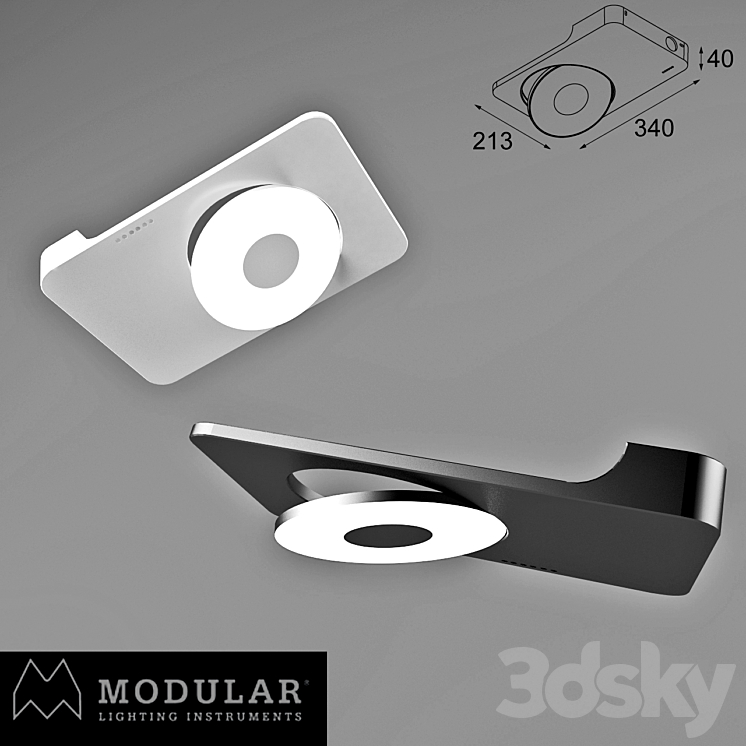 Modular Spock - Wall light - 3D model