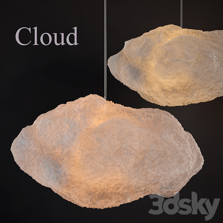 Cloud - Pendant light - 3D model