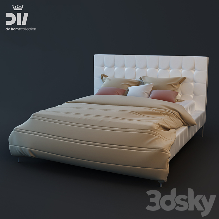DV Home Bed Benson - Bed - 3D model