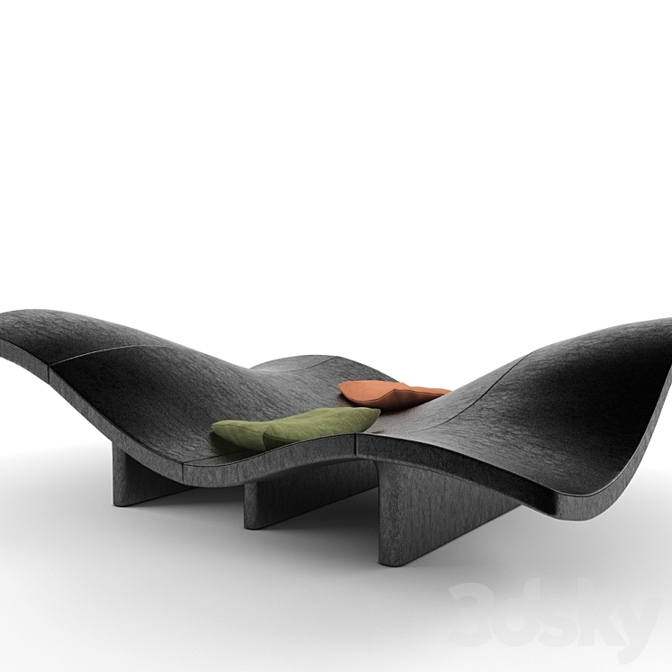 Waves - Other soft seating - 3D model