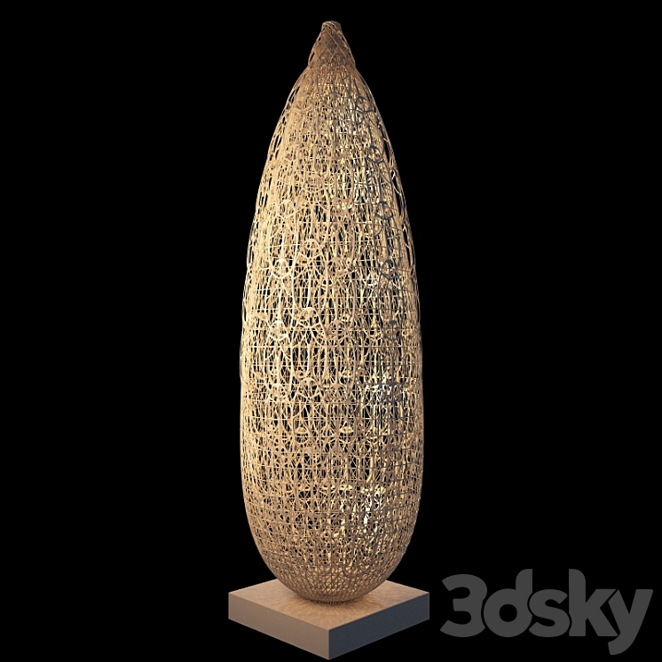 VG ARABESQUE COLLECTION BIG FLAME - Table lamp - 3D model