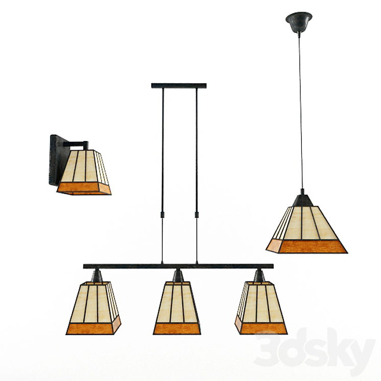 faro-romulo lamp - Pendant light - 3D model
