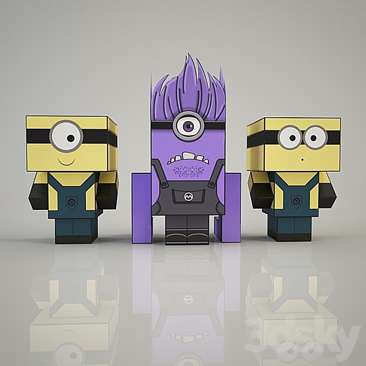 Cubeecraft - Minion - Toy - 3D model